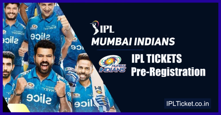 IPL Tickets Mumbai Indians Pre-Registration 2026 - IPL Tickets 2026